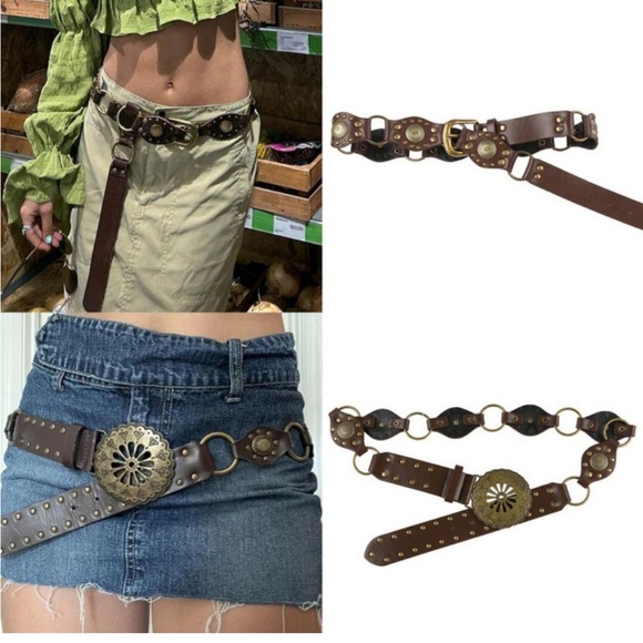 Haute Hippie | Accessories | Haute Hippie Brown And Gold Stud And Ring ...